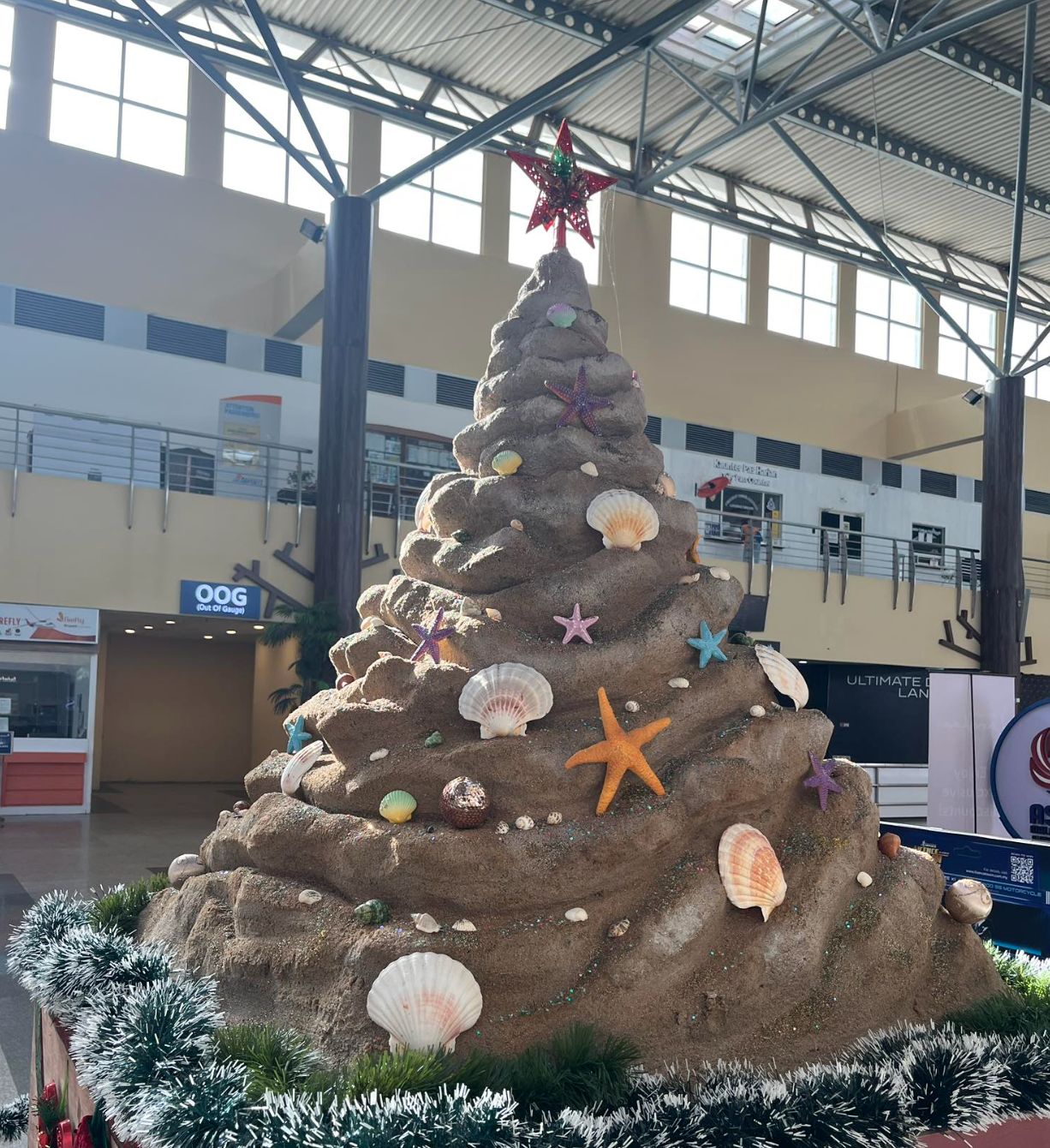 Langkawi Airport’s Sand Christmas Tree Goes Viral