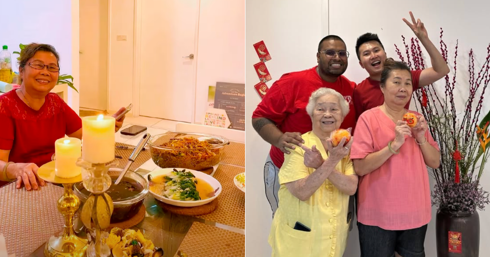 Heartwarming: Chef Dave Cooks For Godmother for CNY